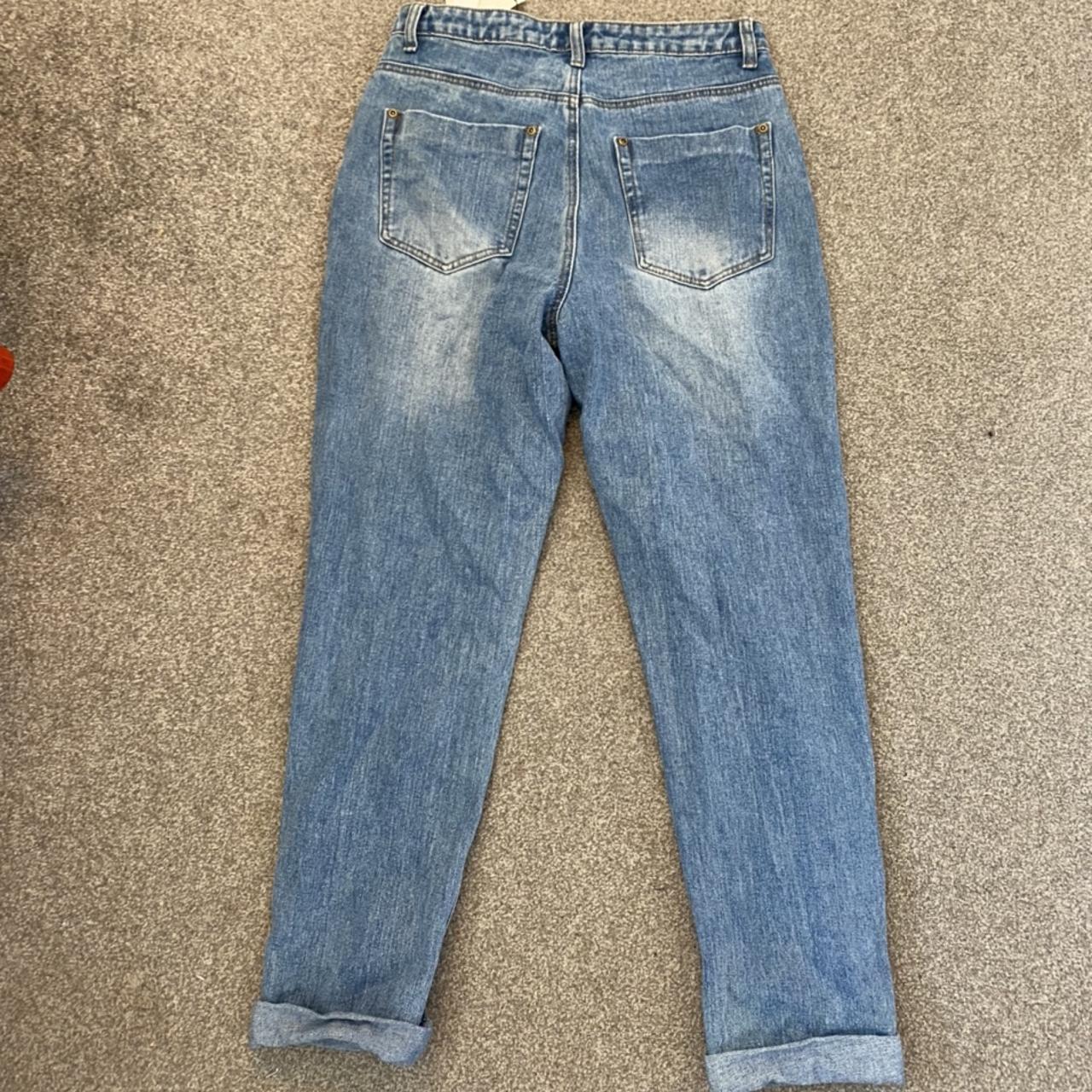 Brand new ripped mom jeans from Boohoo. Never worn... - Depop
