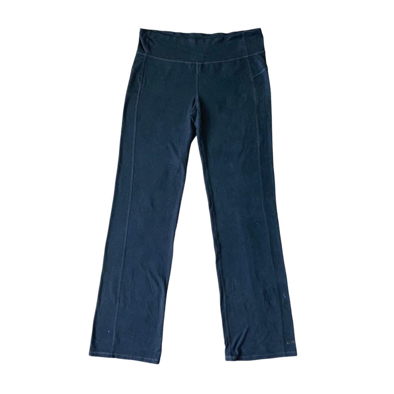 Champion c9 flared tracksuit bottoms in black with... - Depop