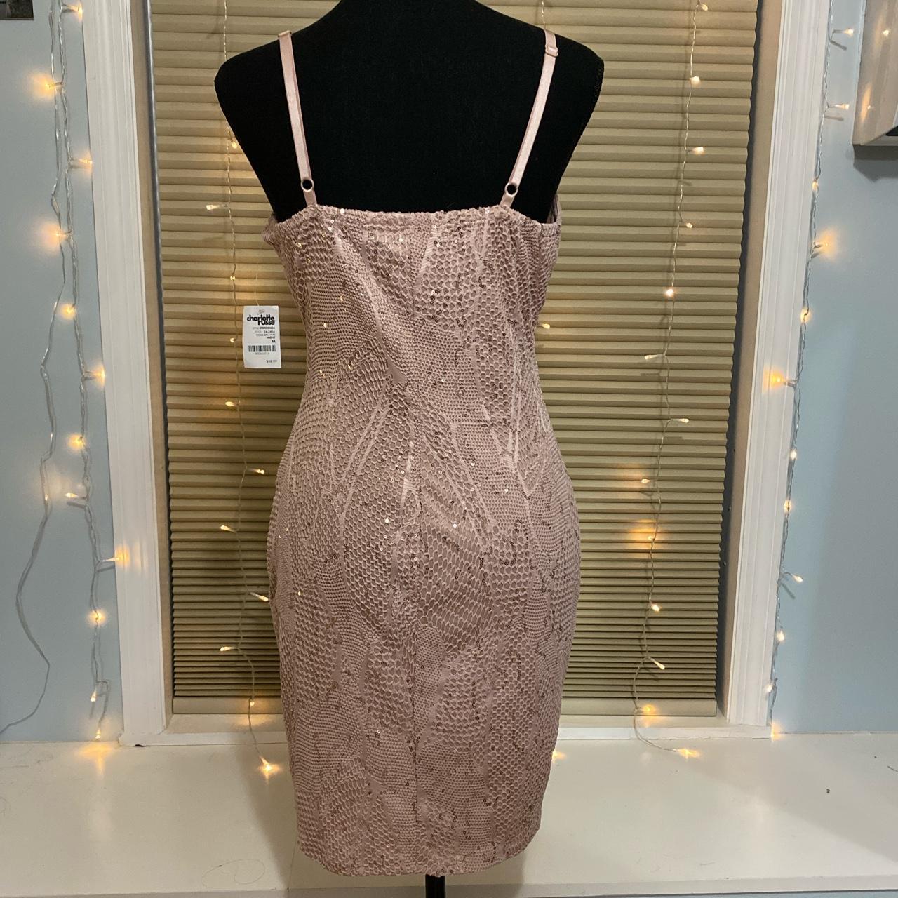 Beautiful pastel pink dress from Charlotte Russe!... - Depop