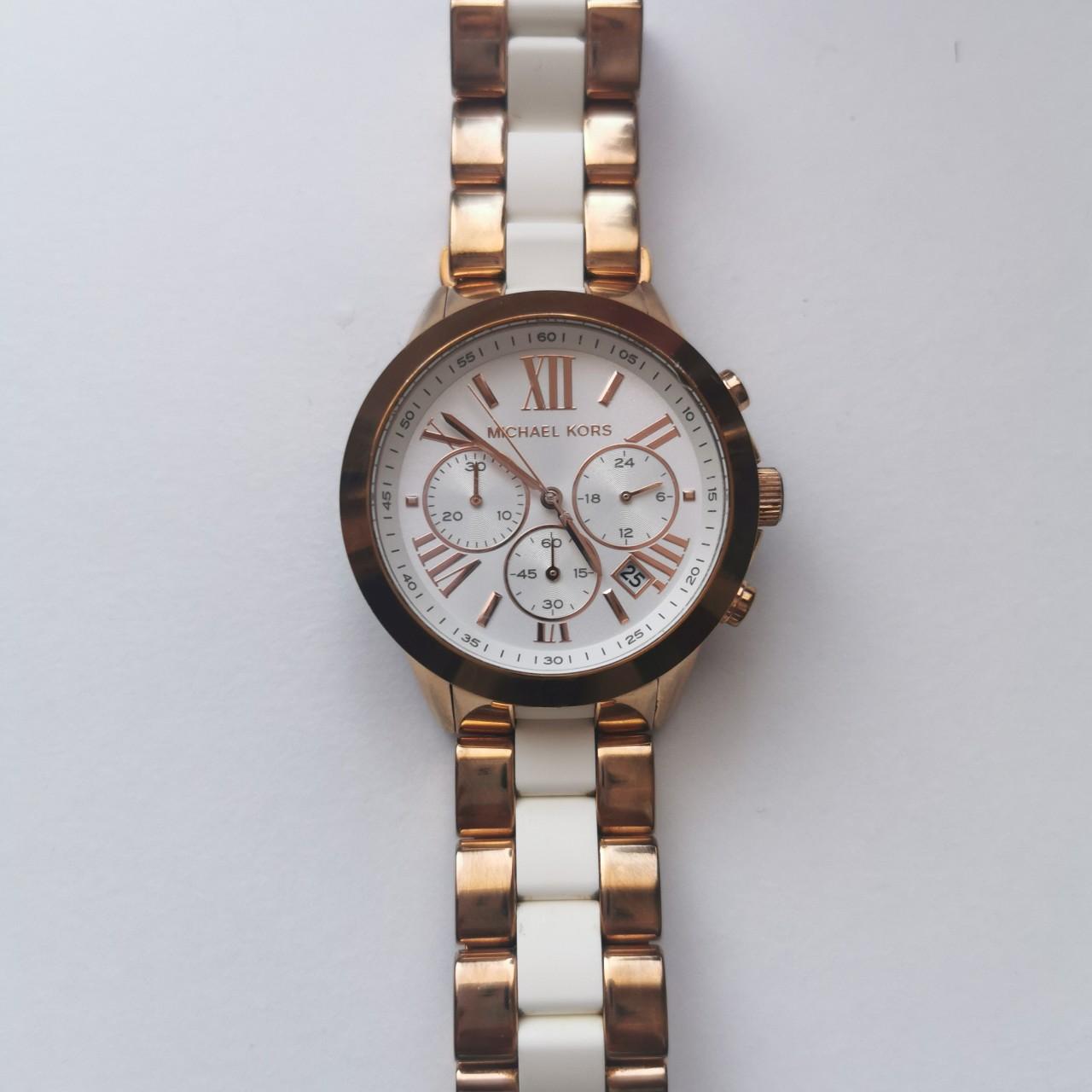 Michael Kors Women's Bradshaw Two Tone Stainless... - Depop