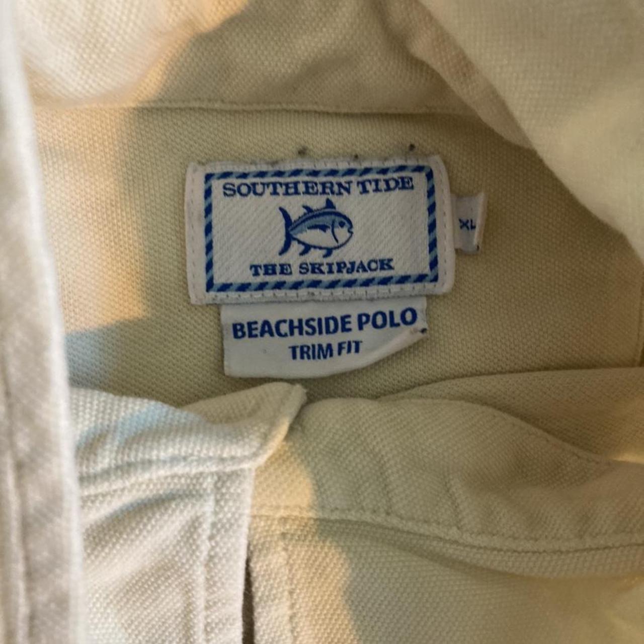 Yellow southern tide polo. This shirt is in great... - Depop