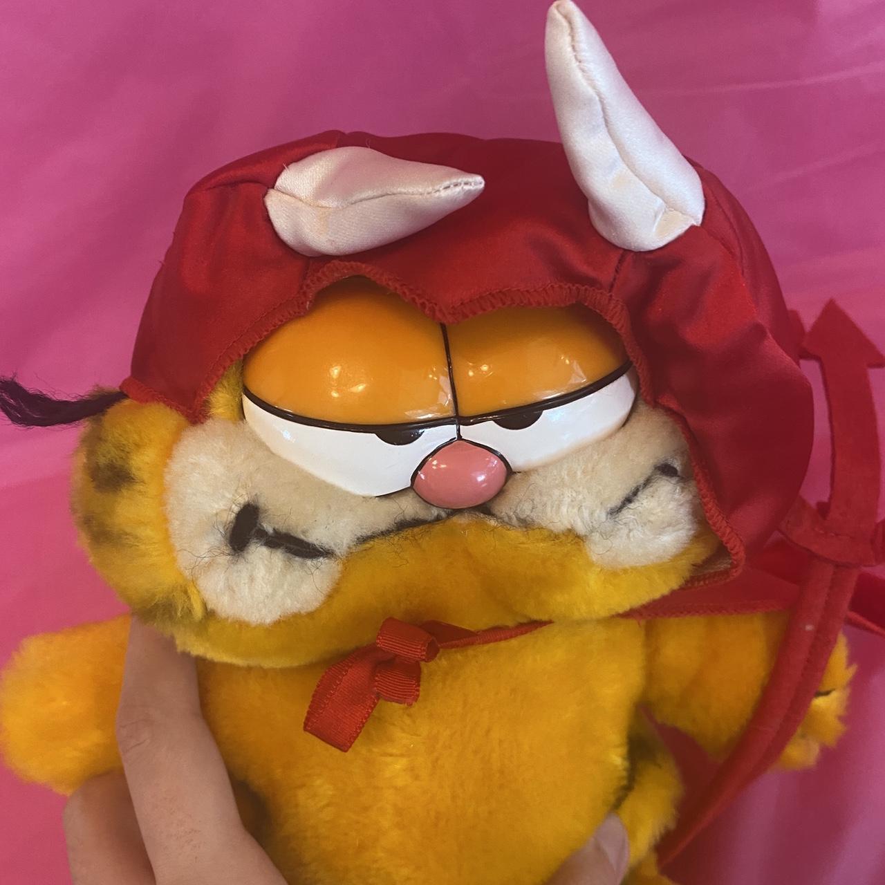 Devil costume Garfield Super cute 80s devil... - Depop