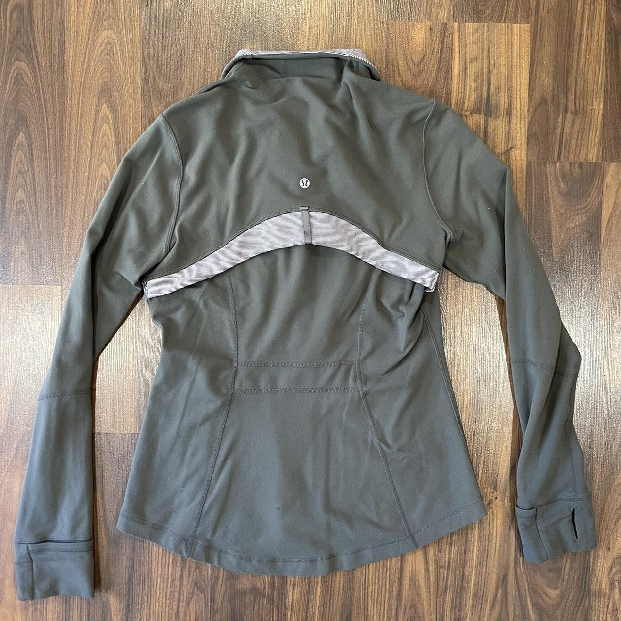LULULEMON jacket with 2 pockets. Size 10. Model... - Depop