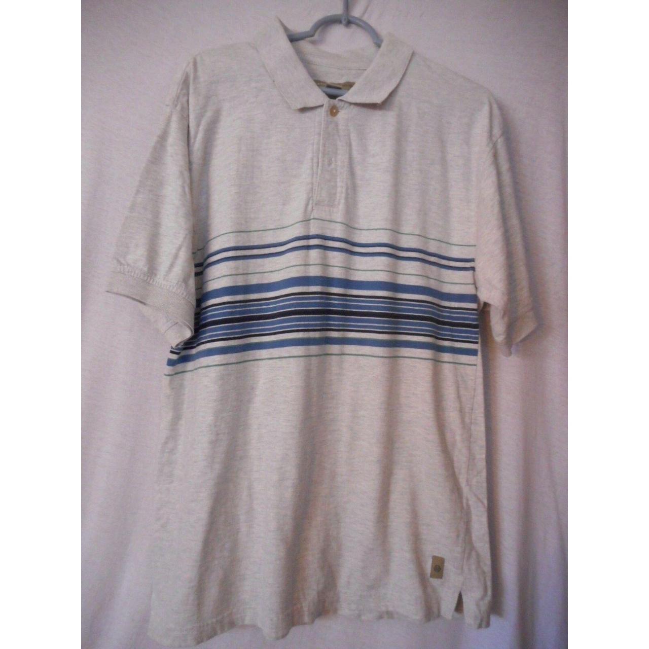 Basic Editions Men's Grey and Blue Polo-shirts | Depop