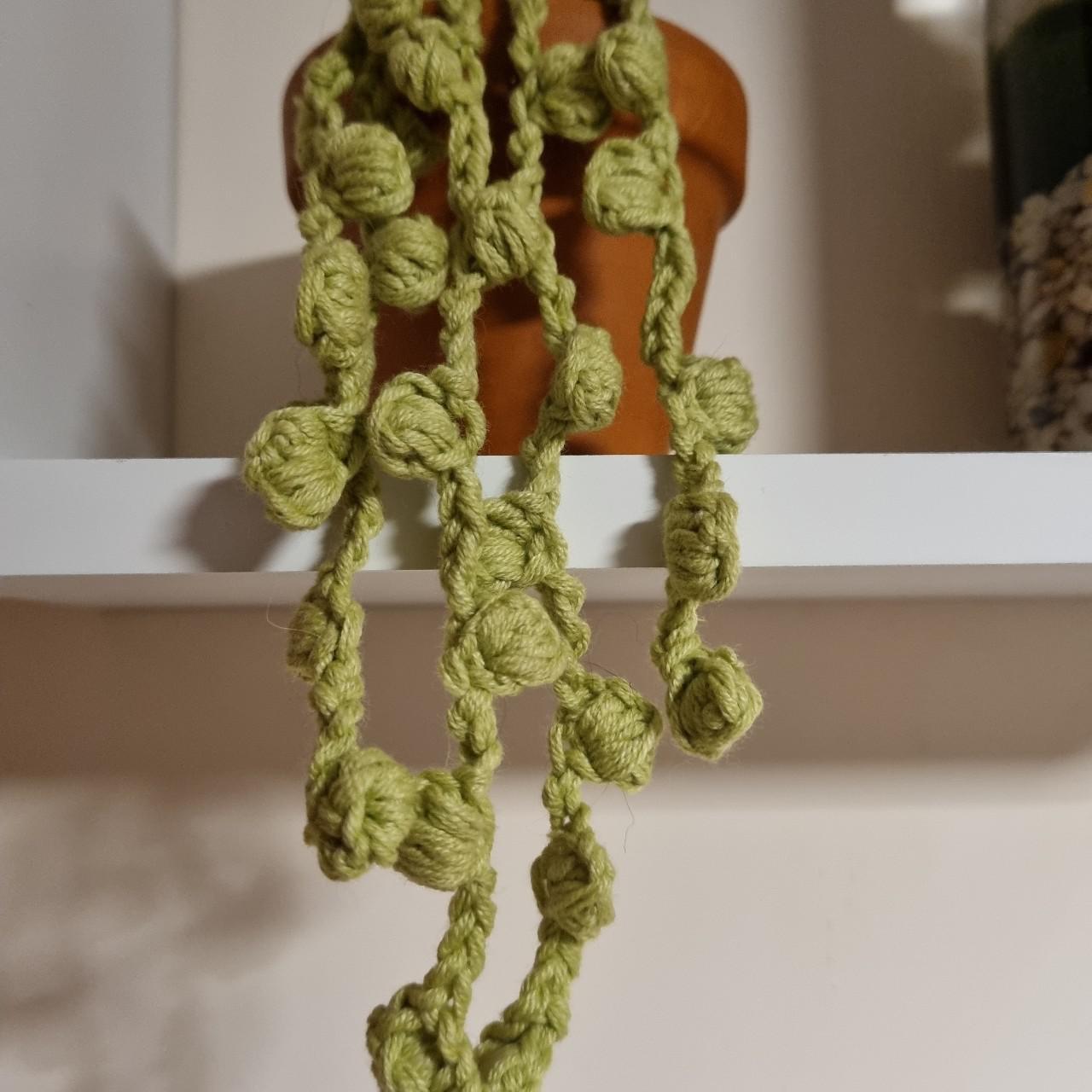 Handmade crochet string of pearls 100% Cotton,... - Depop