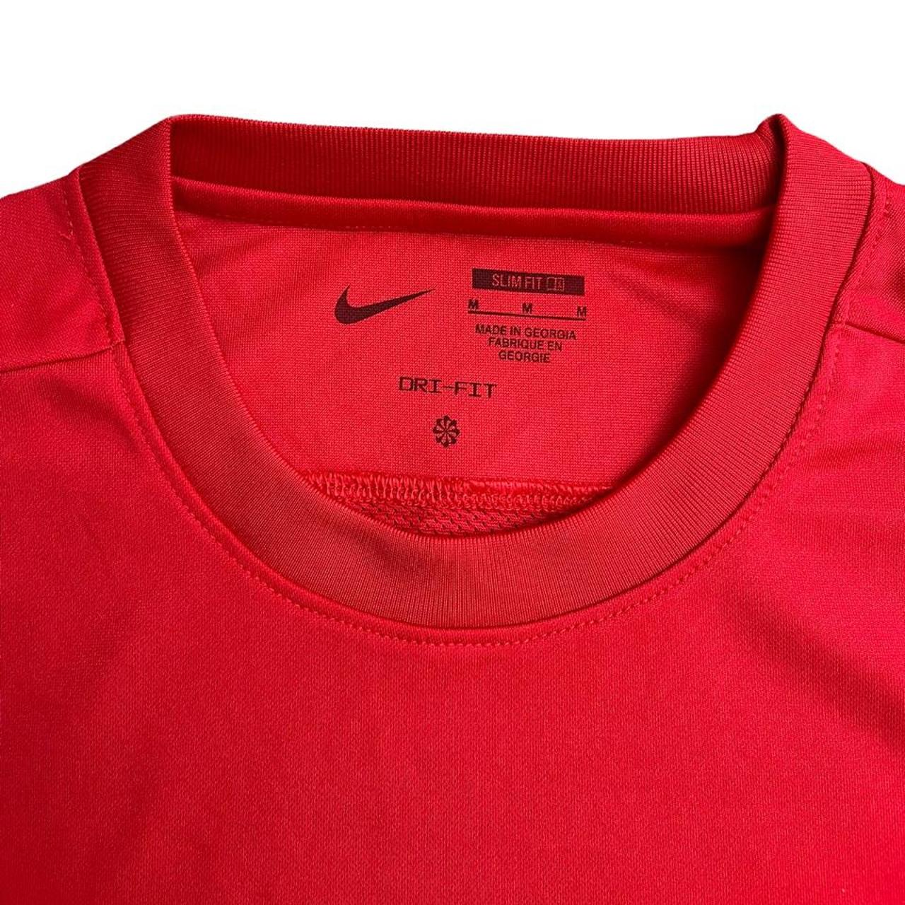 Nike Dri-Fit Full Set - Red • Crewneck • Short... - Depop