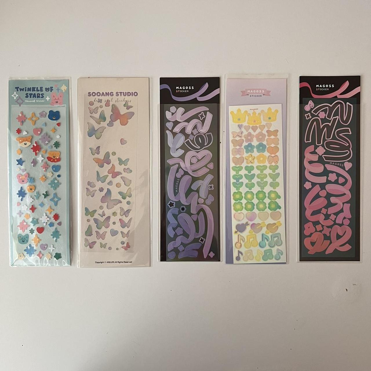 used misc korean deco stickers $2 | $2.50 | |... - Depop