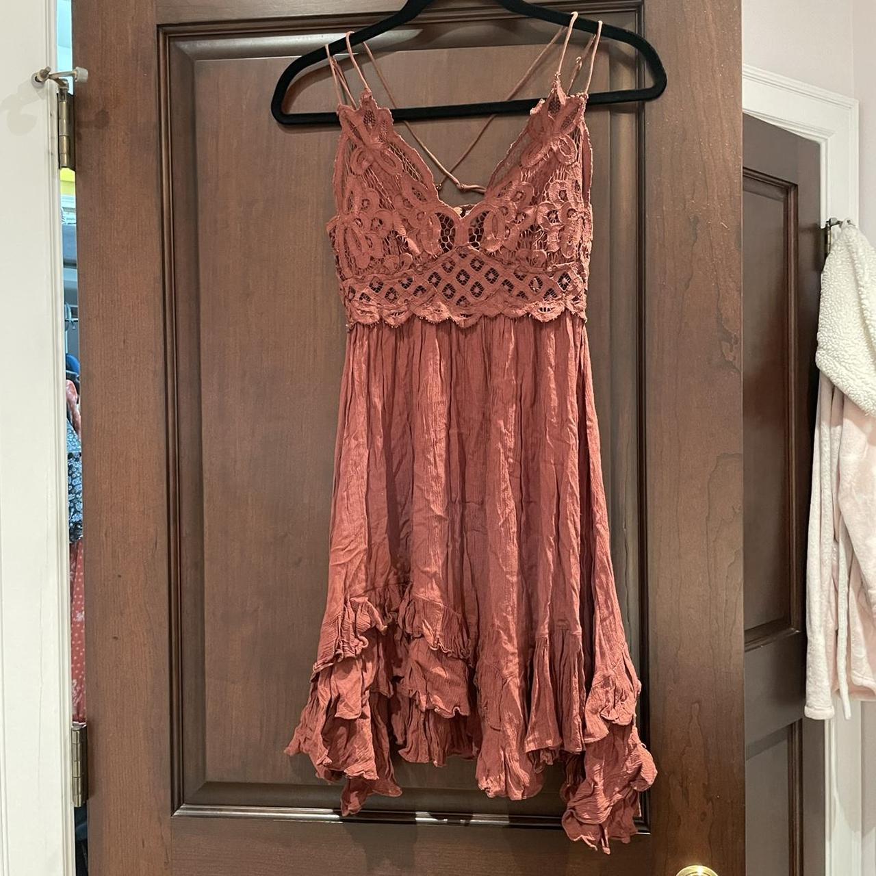 Free People Adella dress, brand new but I ripped the... - Depop