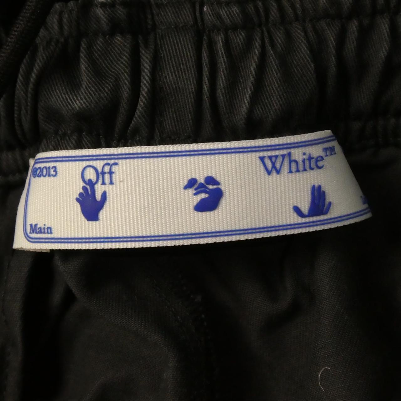 Off White All Over Logo Track Pants Size Small -... - Depop