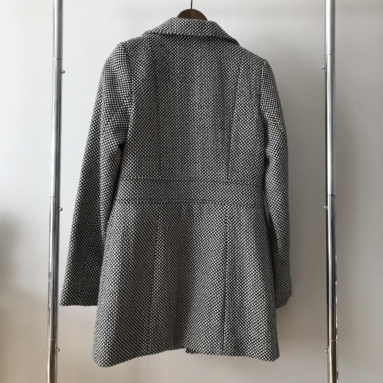 h&m divided trench style coat jacket size 6, in... - Depop