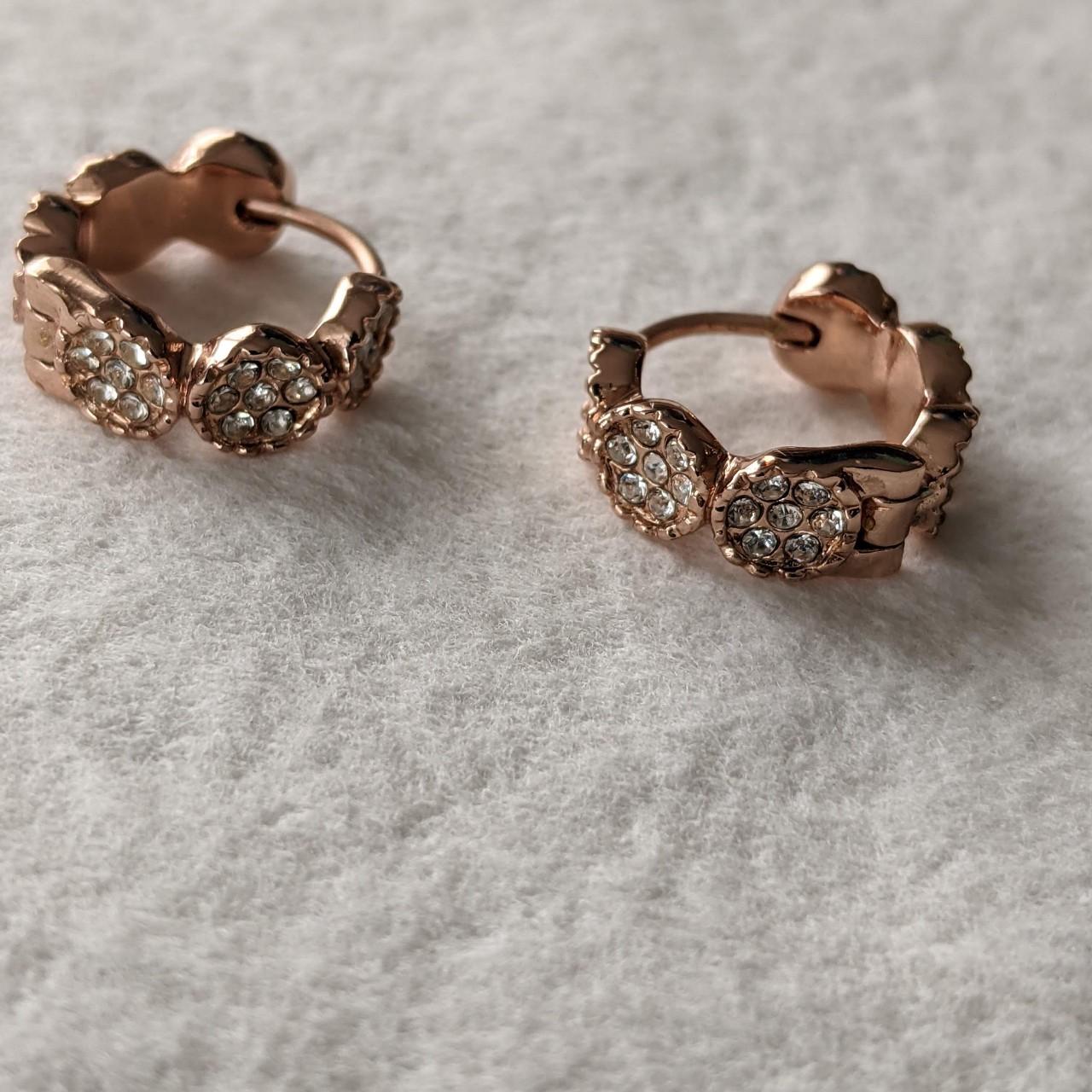 Kate spade NY loop earrings. Rose gold finish.... - Depop