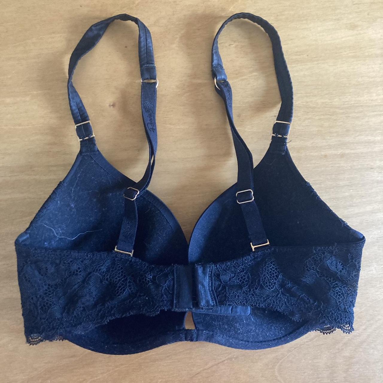 Rosie for Autograph 30DD padded black lace bra... - Depop