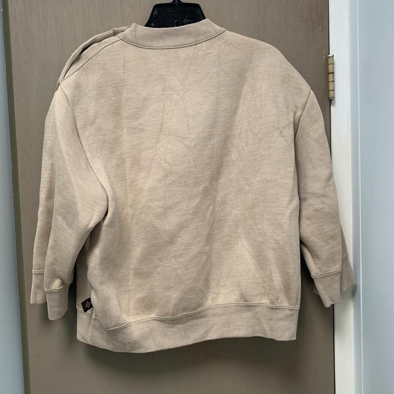 Louis Vuitton Women's Tan Sweatshirt | Depop