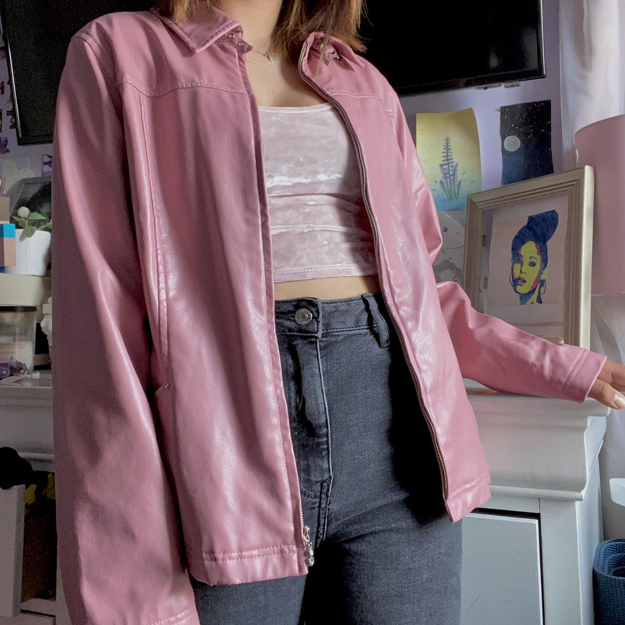 Women's Pink Jacket | Depop