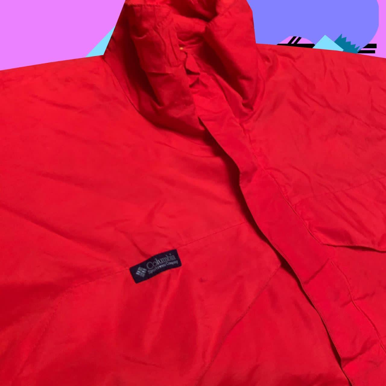 Columbia Sportswear Men's Red Jacket | Depop