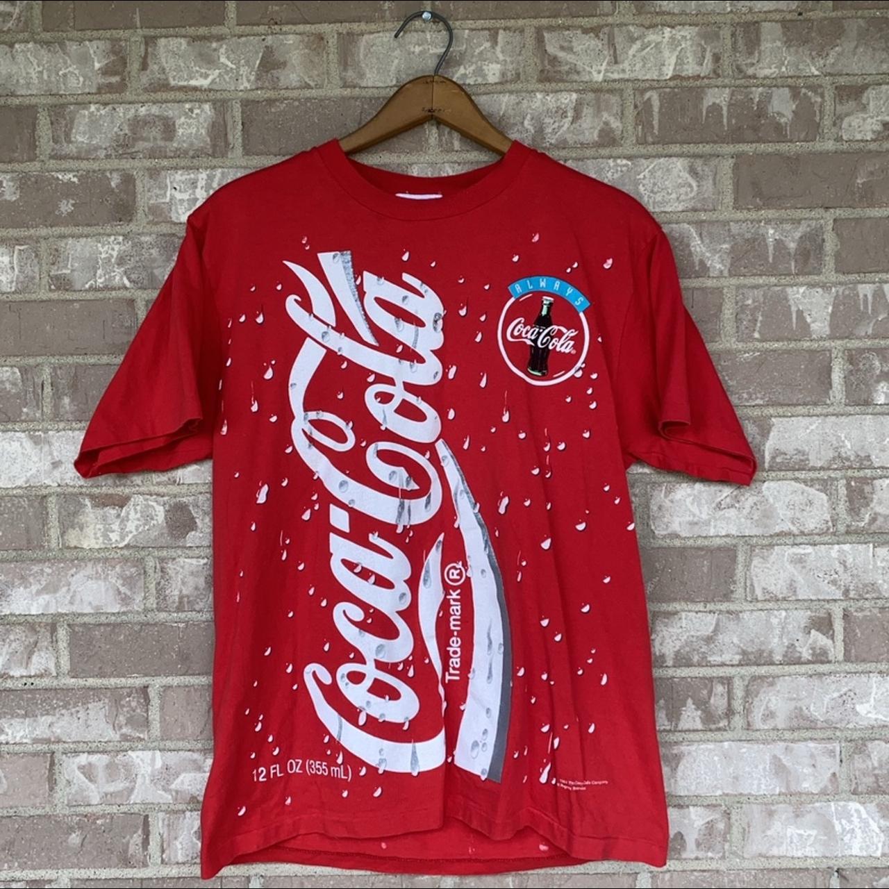 Coca-Cola Men's Red T-shirt | Depop