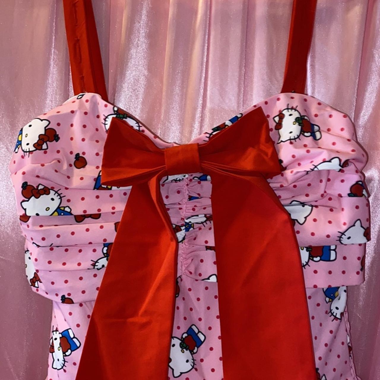 Hello Kitty Unique Vintage Dress Size S/4 Brand New... - Depop