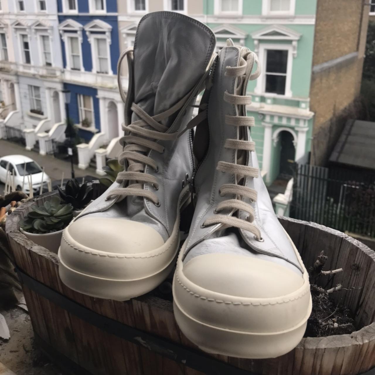 RICK OWENS RAMONES DRKSHDW / RARE SILVER color and... | Depop