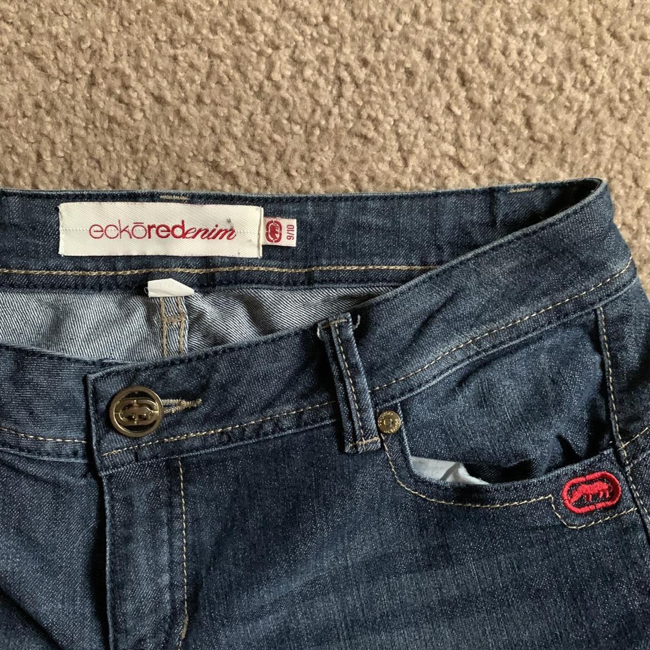 ecko red unltd. jeans denim dark blue wash... - Depop