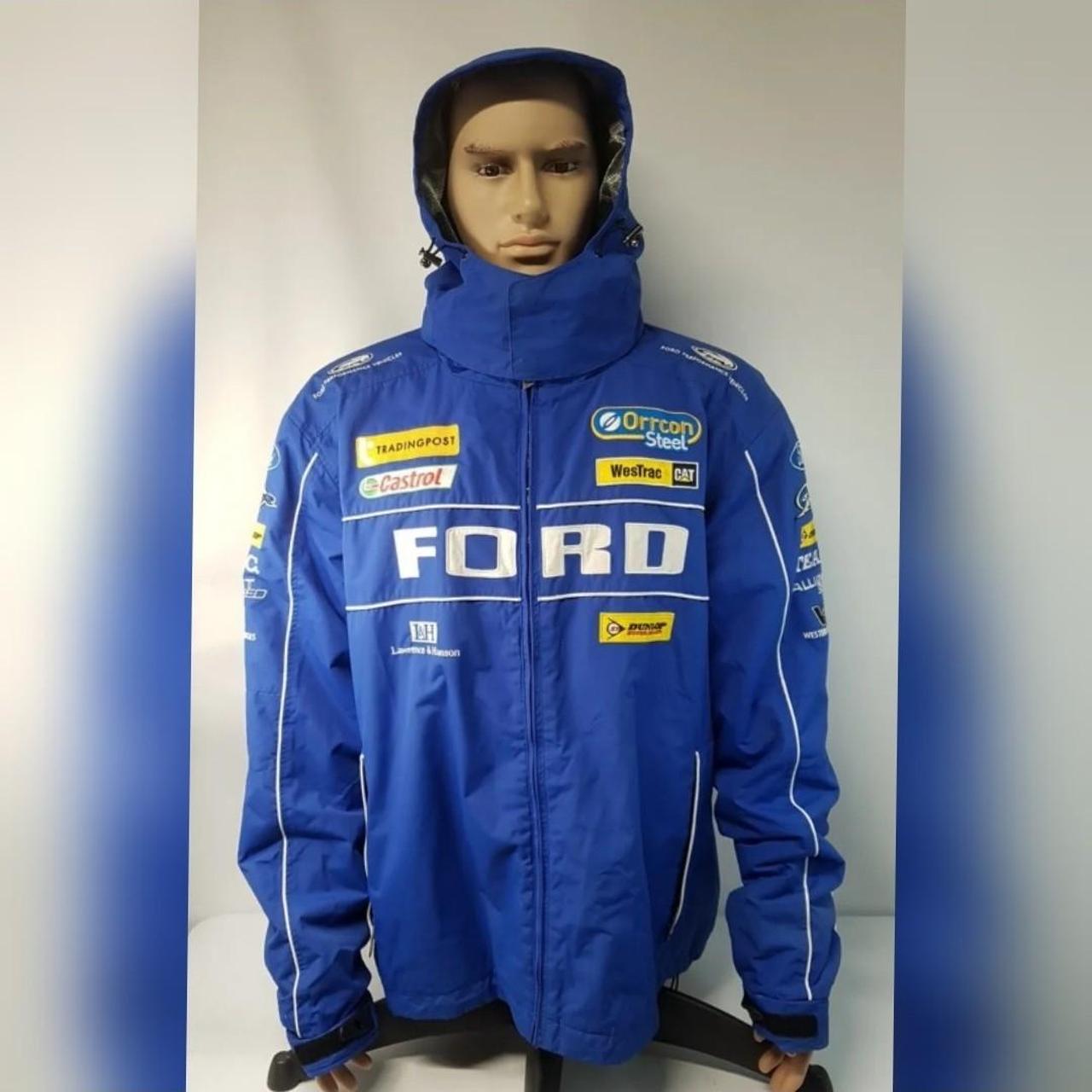 Ford Performace Racing Heavy Duty Hoodie Jacket Size... - Depop