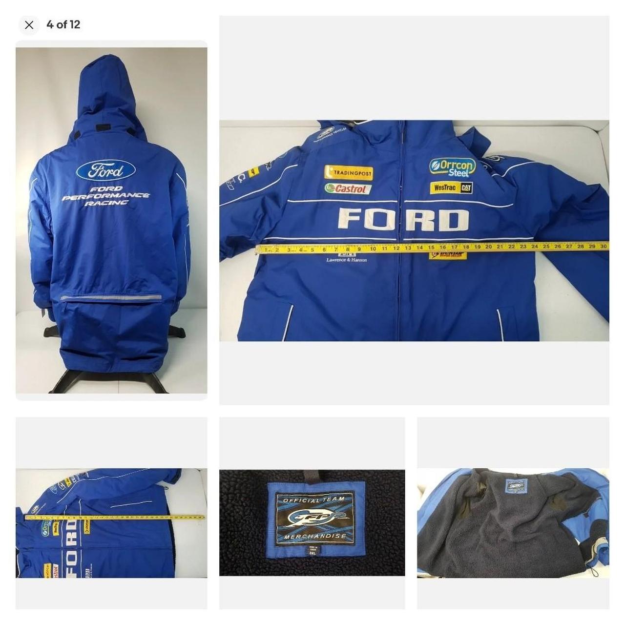Ford Performace Racing Heavy Duty Hoodie Jacket Size... - Depop