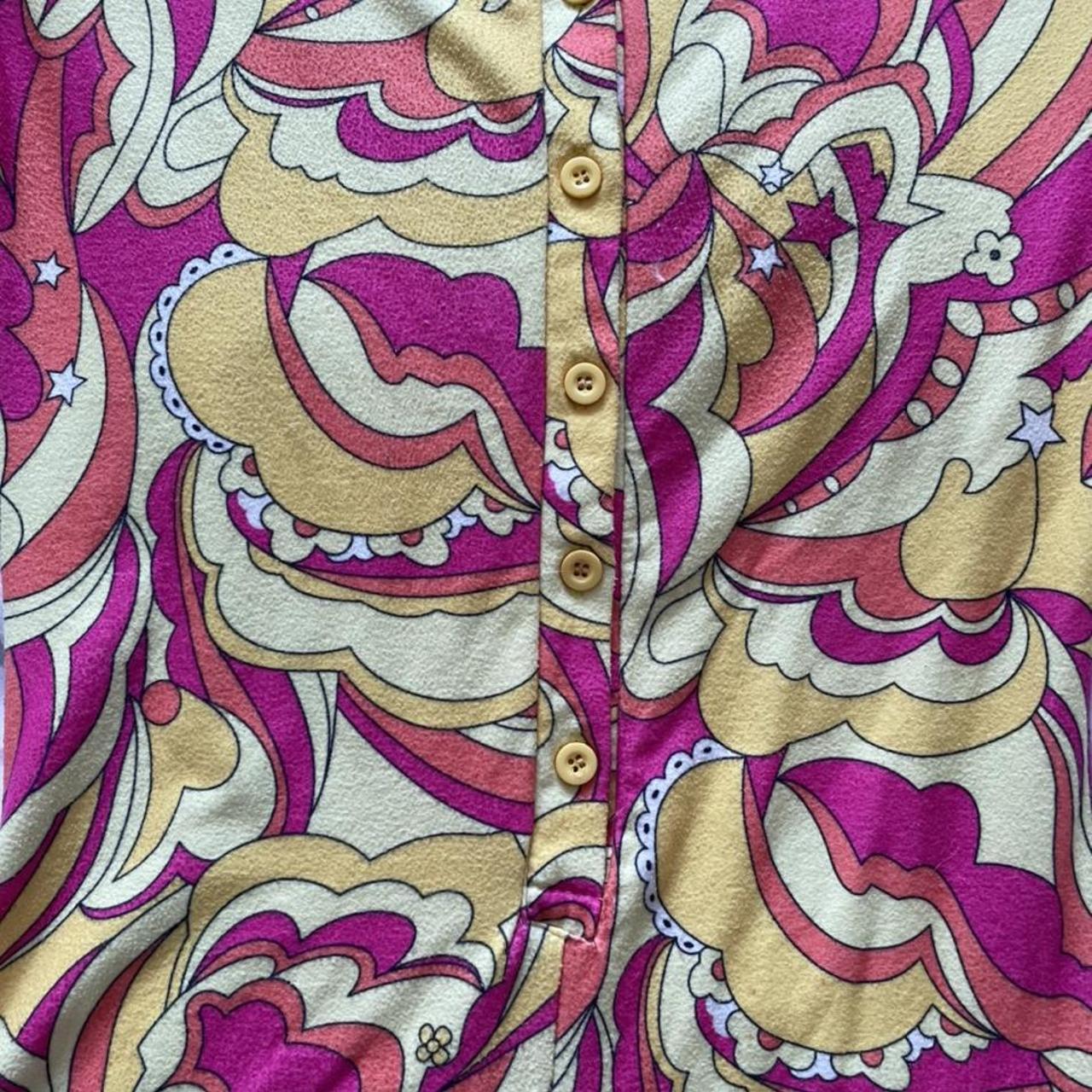 Funky romper! Never been worn Size 8 #romper... - Depop