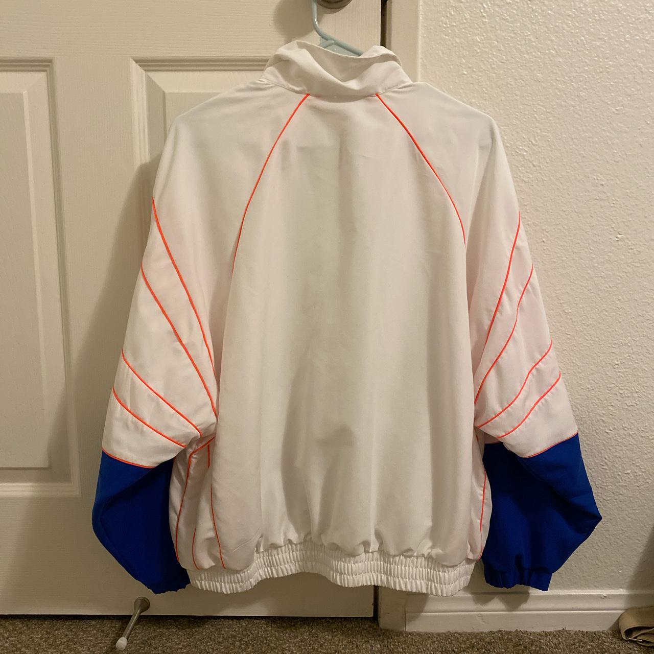 men’s size XL adidas colorblock jacket!! in perfect... - Depop