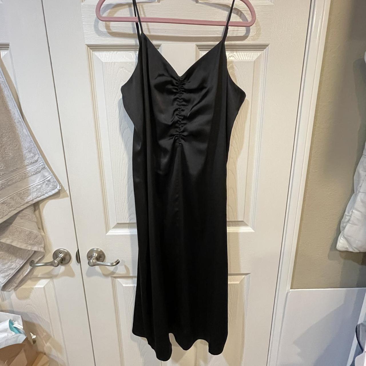 Express Satin Ruched Front Slip Dress FREE SHIPPING... - Depop