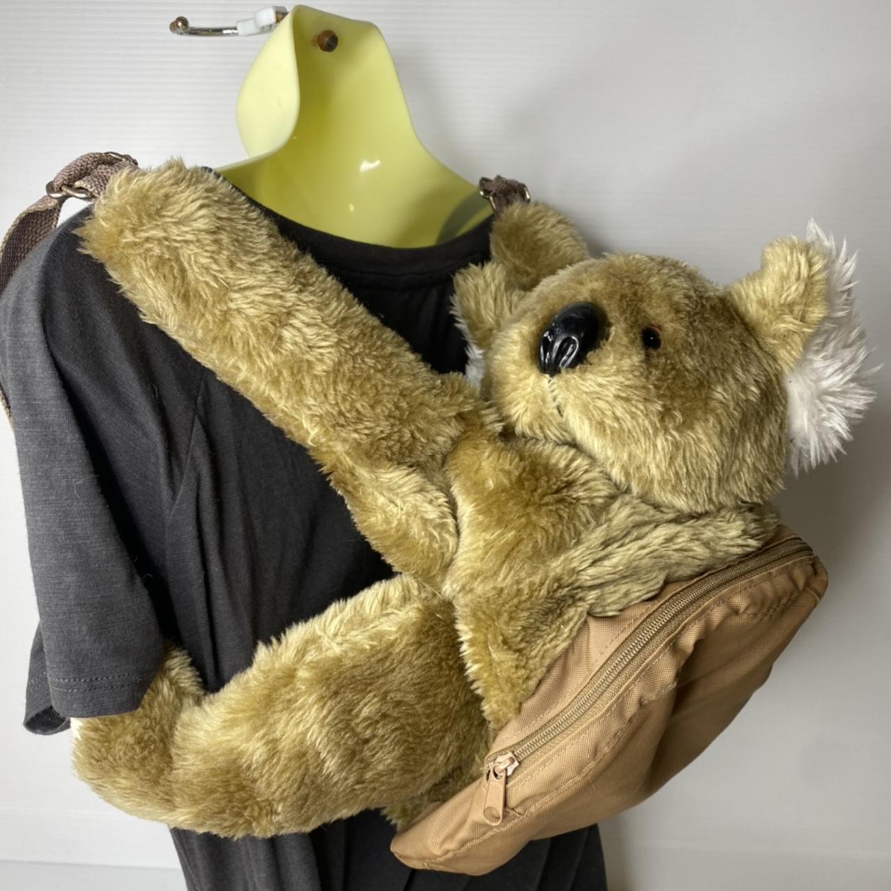Vintage Koala Plush Backpack Australian Native... | Depop