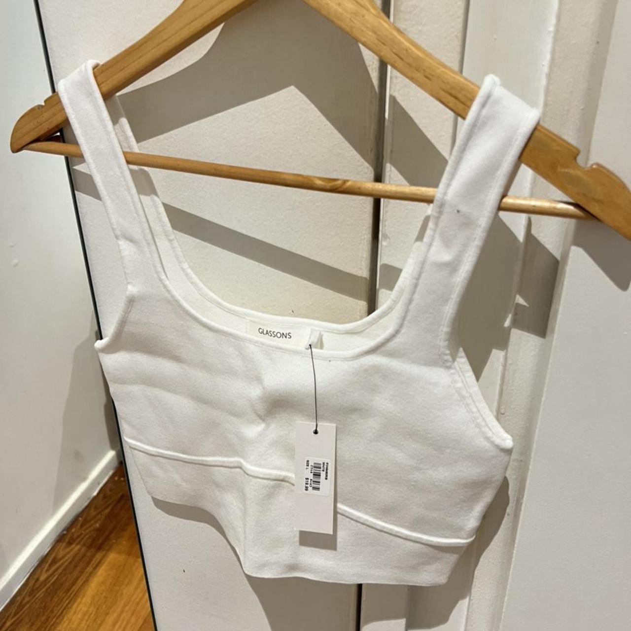 Glassons rib crop - size L never worn tags still on - Depop
