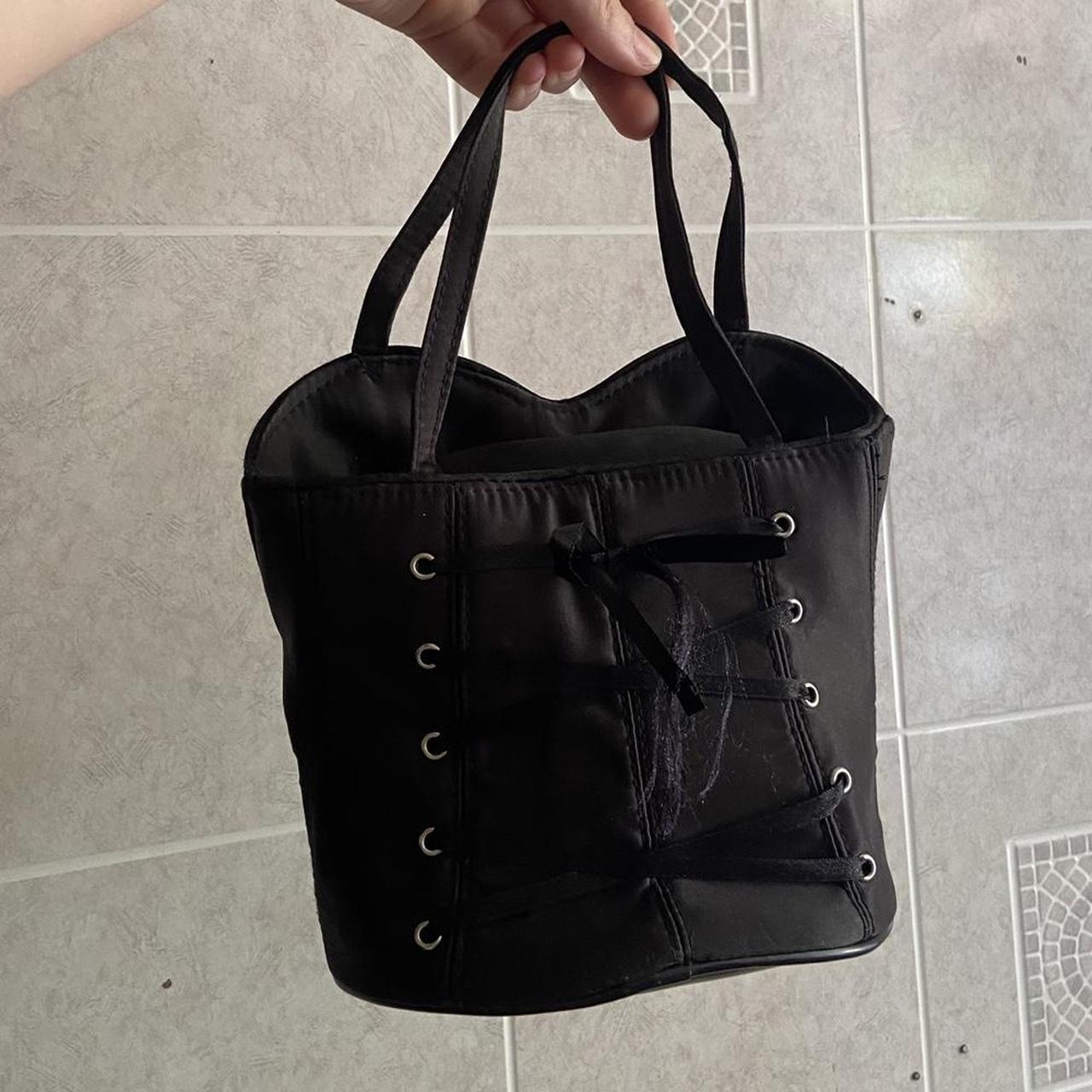 Mini Handbag Bags black corset bustier body... - Depop
