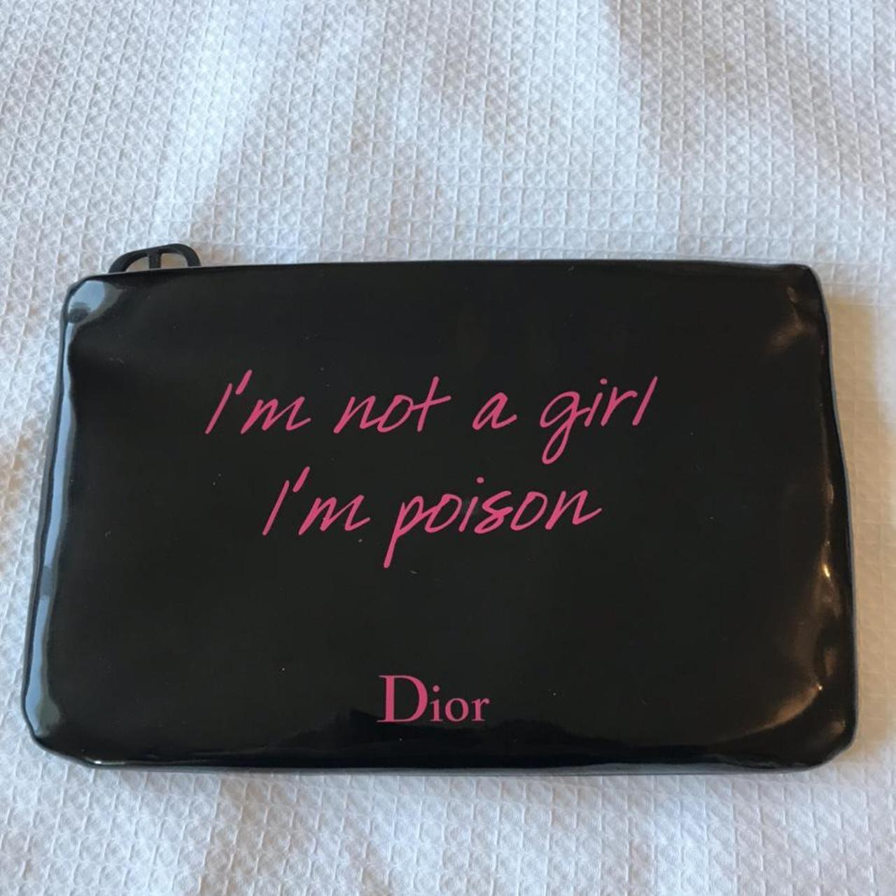 Dior make-up bag #dior #depop #makeupbag #pink #black - Depop
