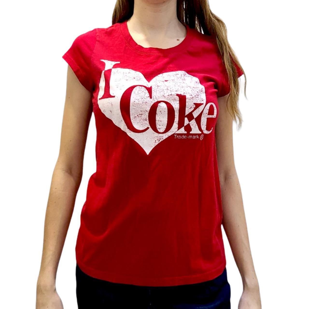 Distressed "I Love Coke" T-Shirt This is a... - Depop