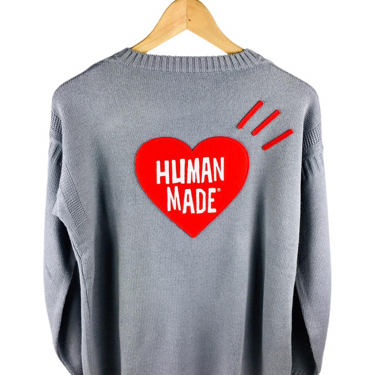 HUMAN MADE (STRMCWBY) “KNIT SWEATER” F/W 100%... - Depop