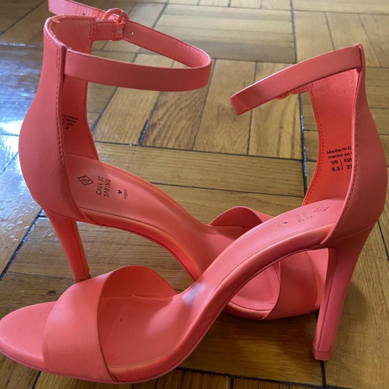 Call it Spring Women's Pink Courts | Depop