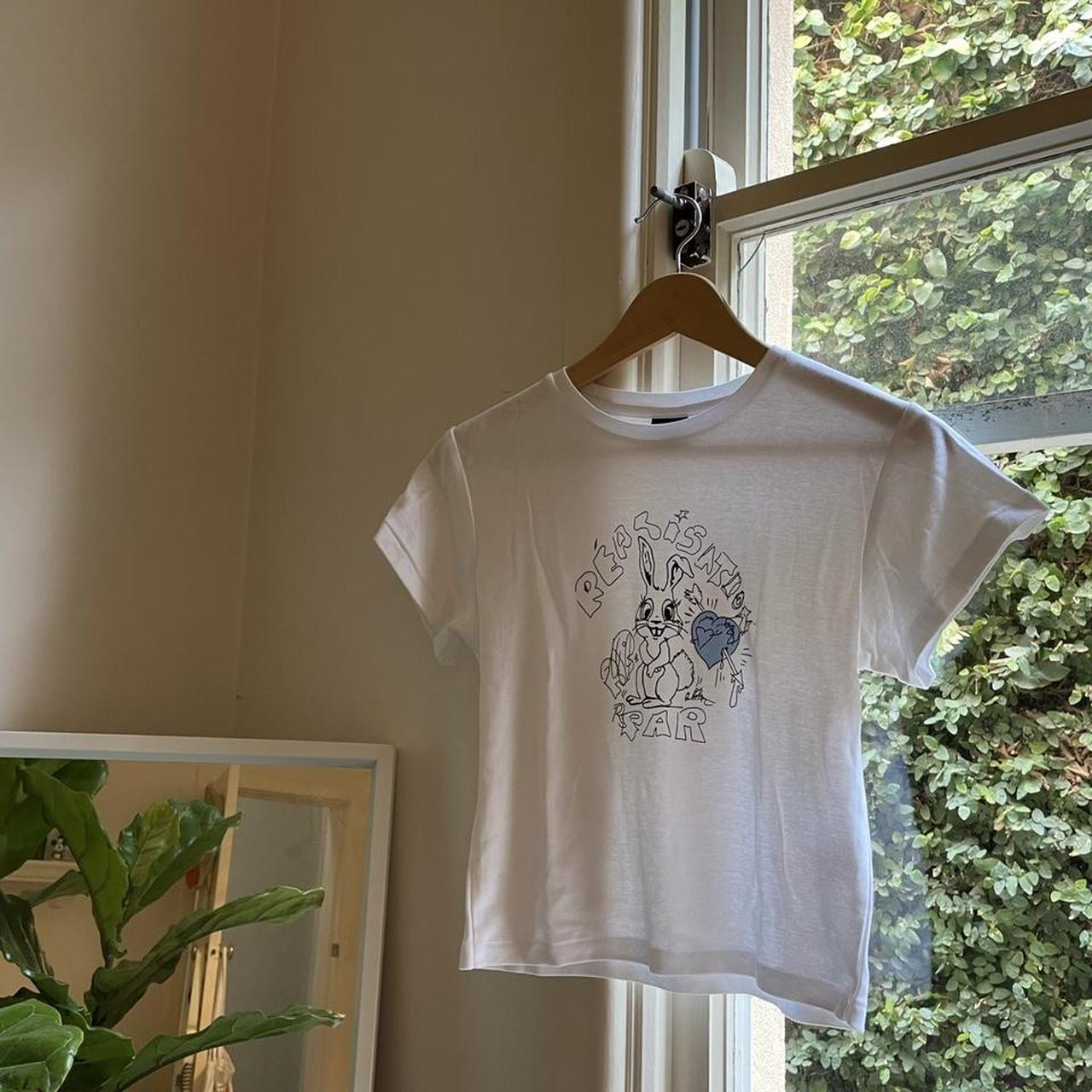 Realisation Par Bunny baby tee Size Small Worn... - Depop