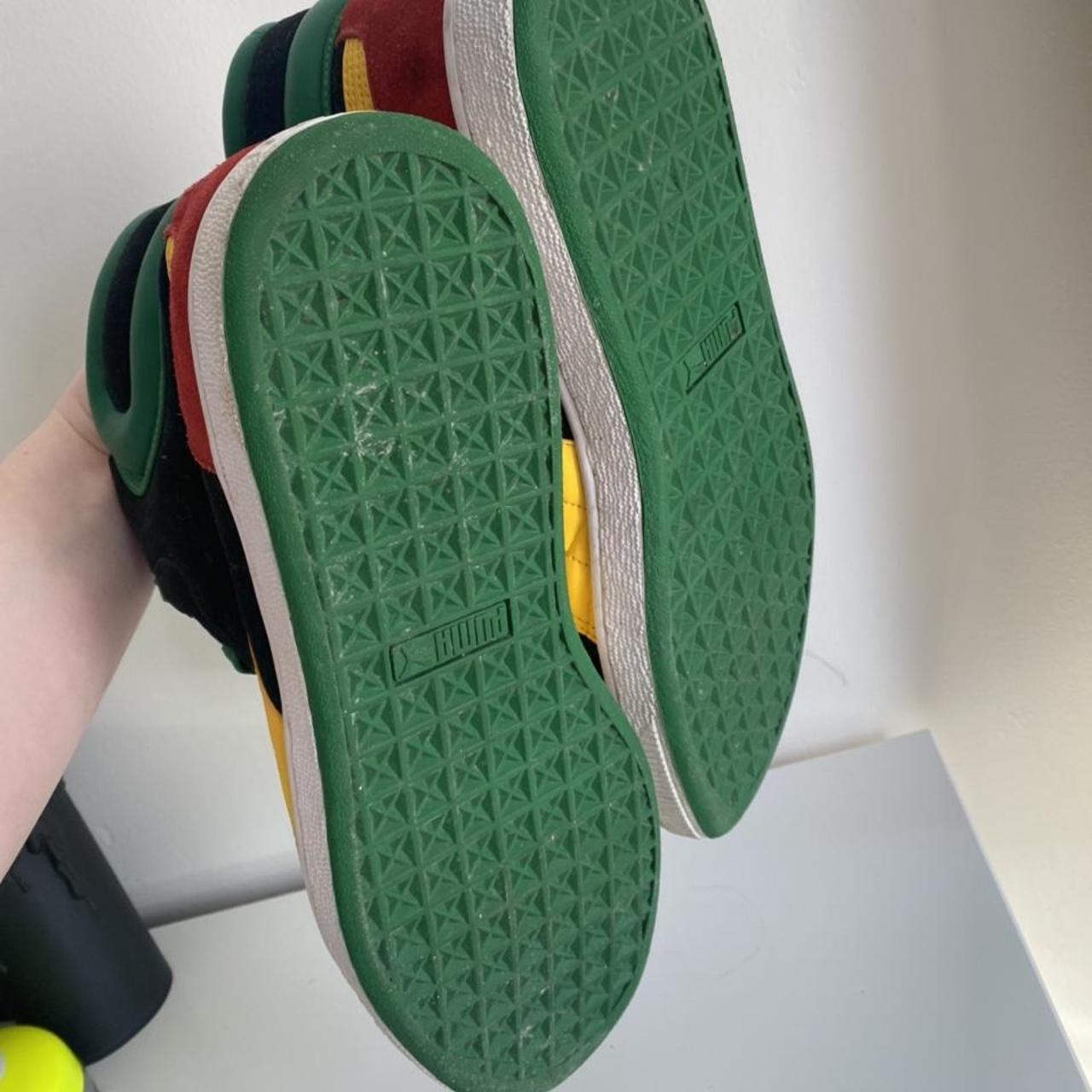 Puma First Round Ex High Top Sneakers Suede... - Depop