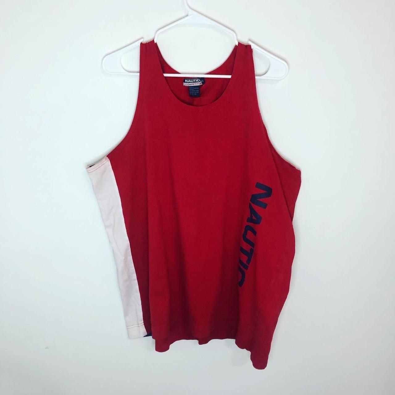Vintage 80s Nautica Competition tank top Size:... - Depop
