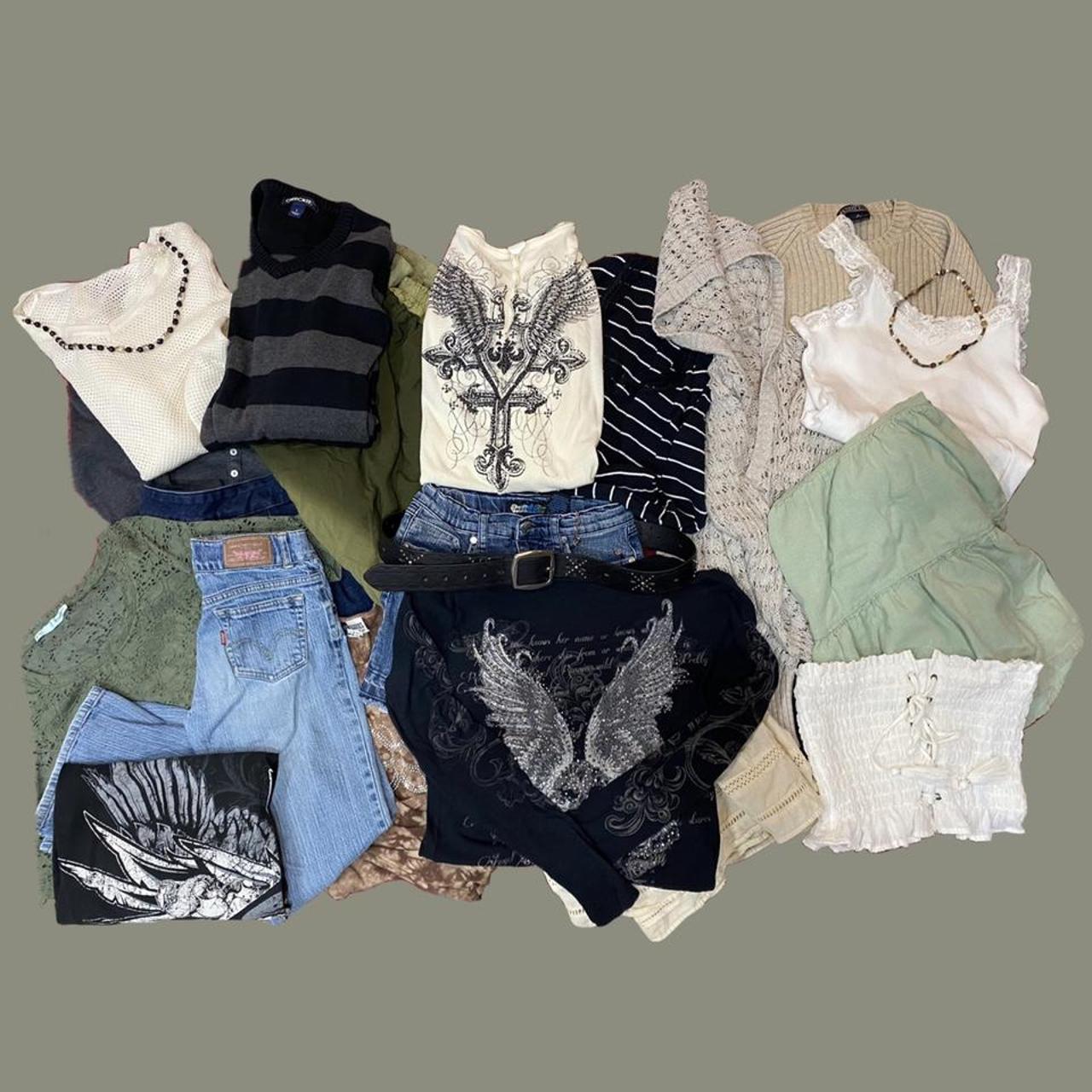 The largest bundle!!! A curated package of clothes... - Depop