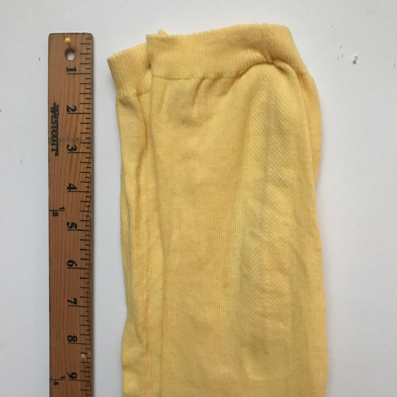 J. Crew Yellow Tights Fabrice : 2% spandex 18%... - Depop