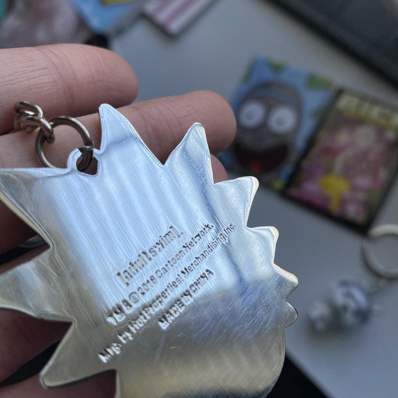 rick and morty set of two magnets and two keychains... - Depop