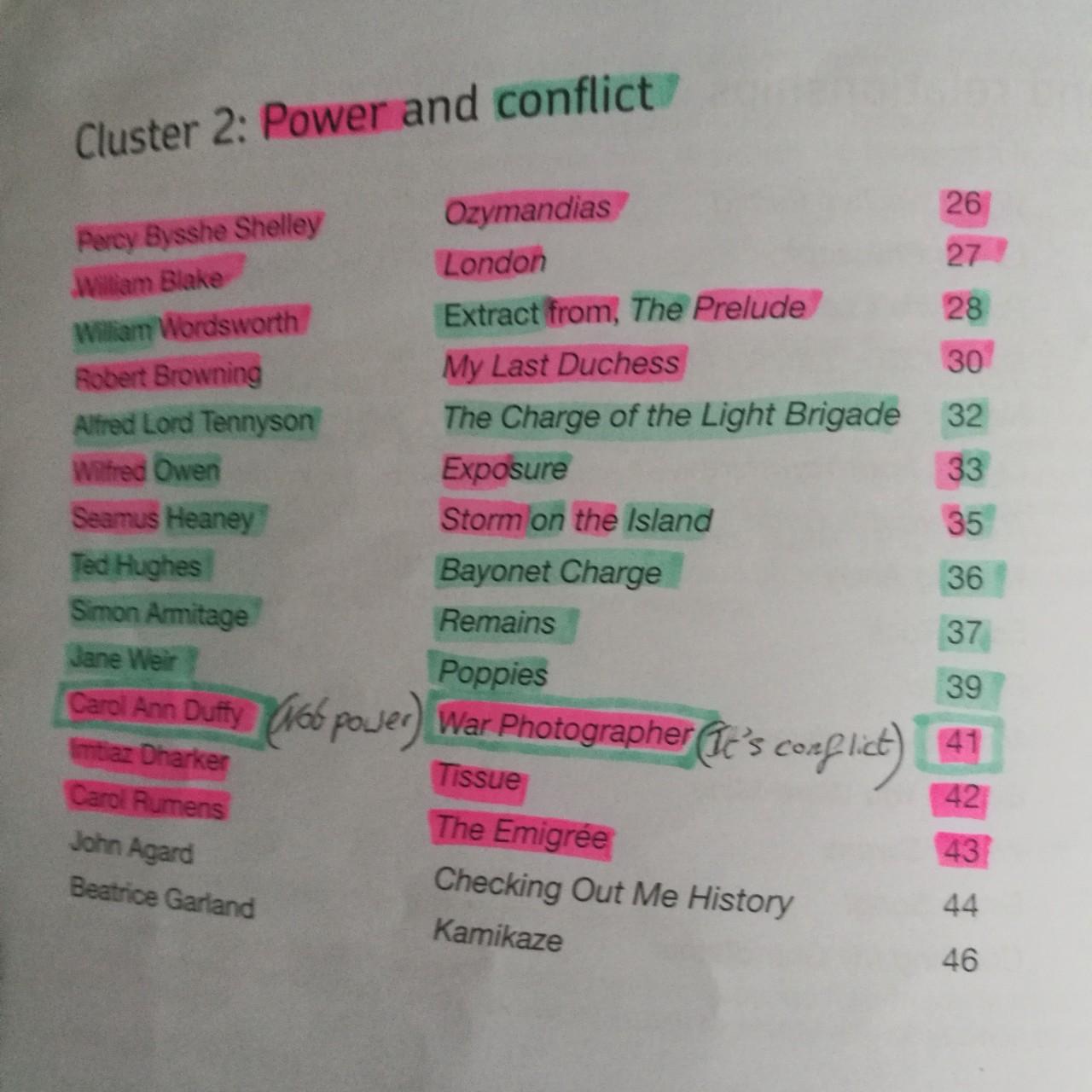 YEAR 11~ English poetry book With notes and... - Depop