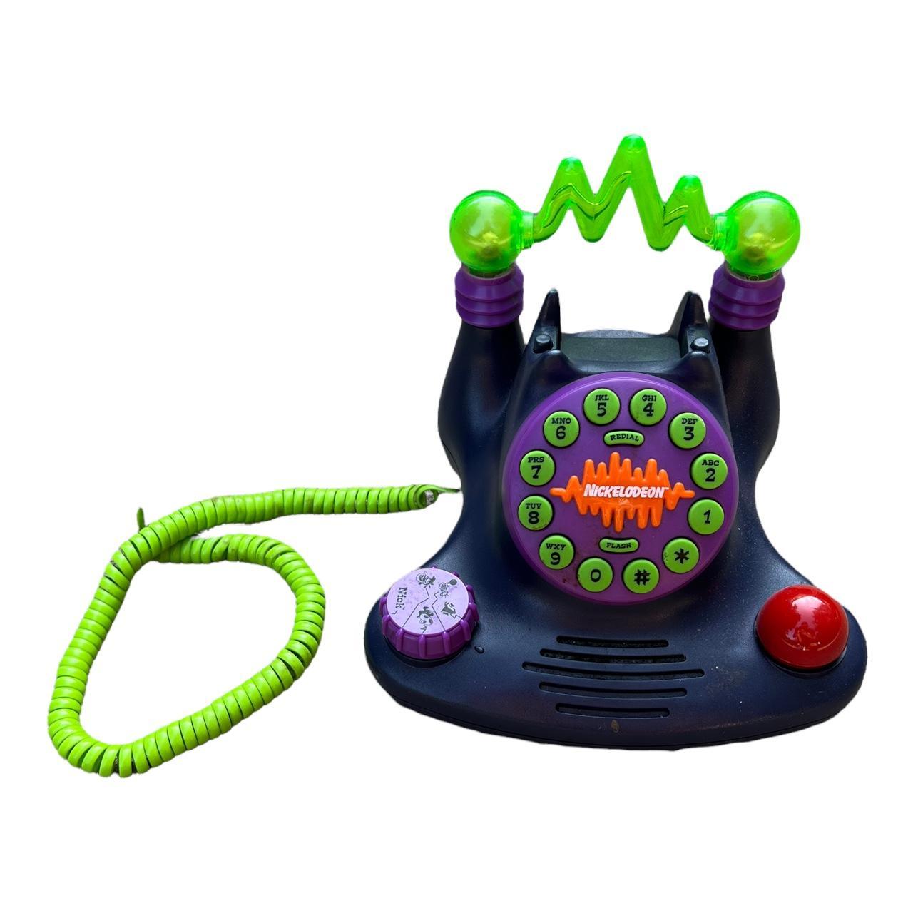 Vintage Nickelodeon Talk Blaster Telephone 1997 90s... - Depop