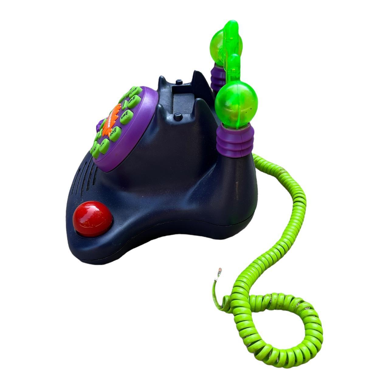 Vintage Nickelodeon Talk Blaster Telephone 1997 90s... - Depop