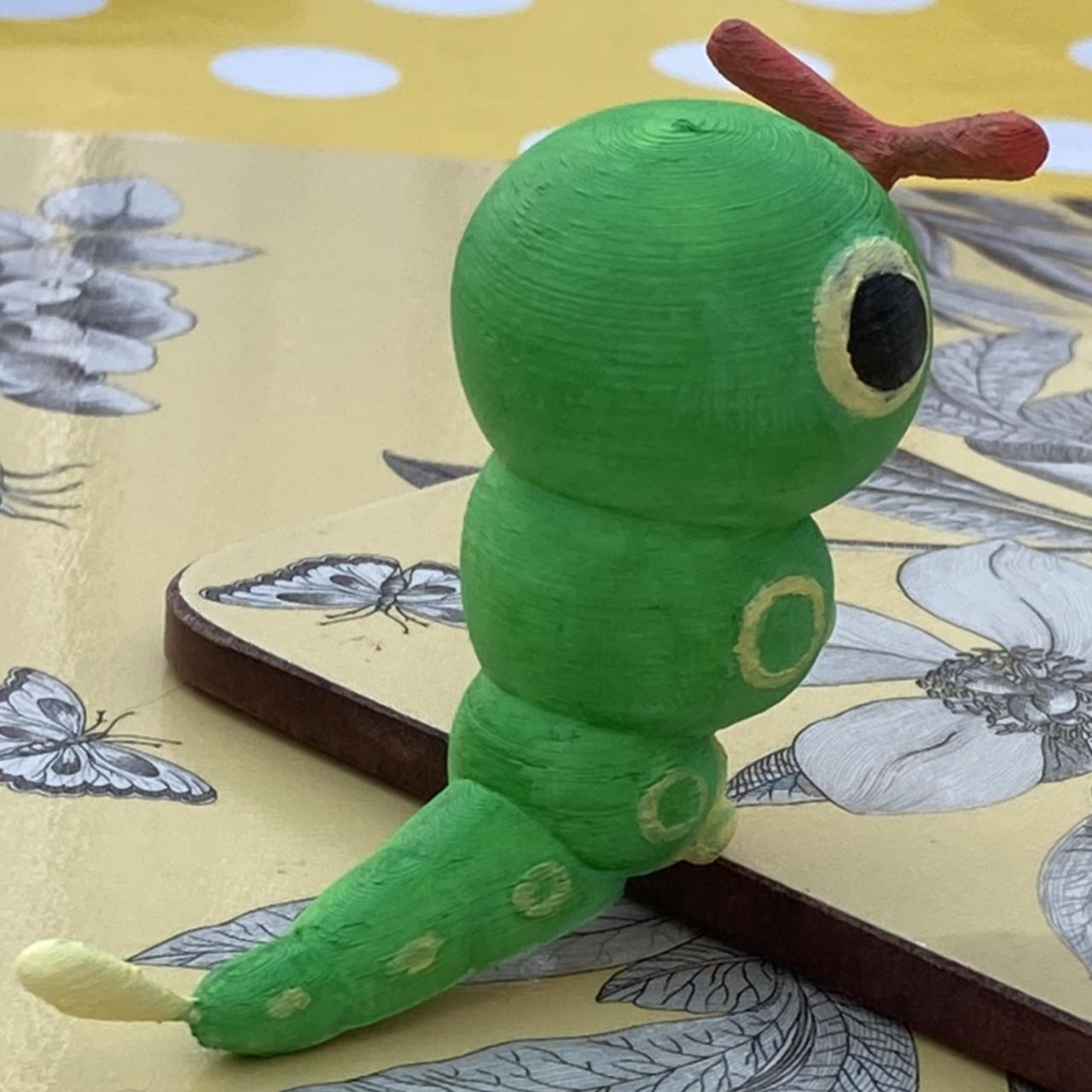 3D printed Pokemon figure Caterpie ⭐️ These little... - Depop