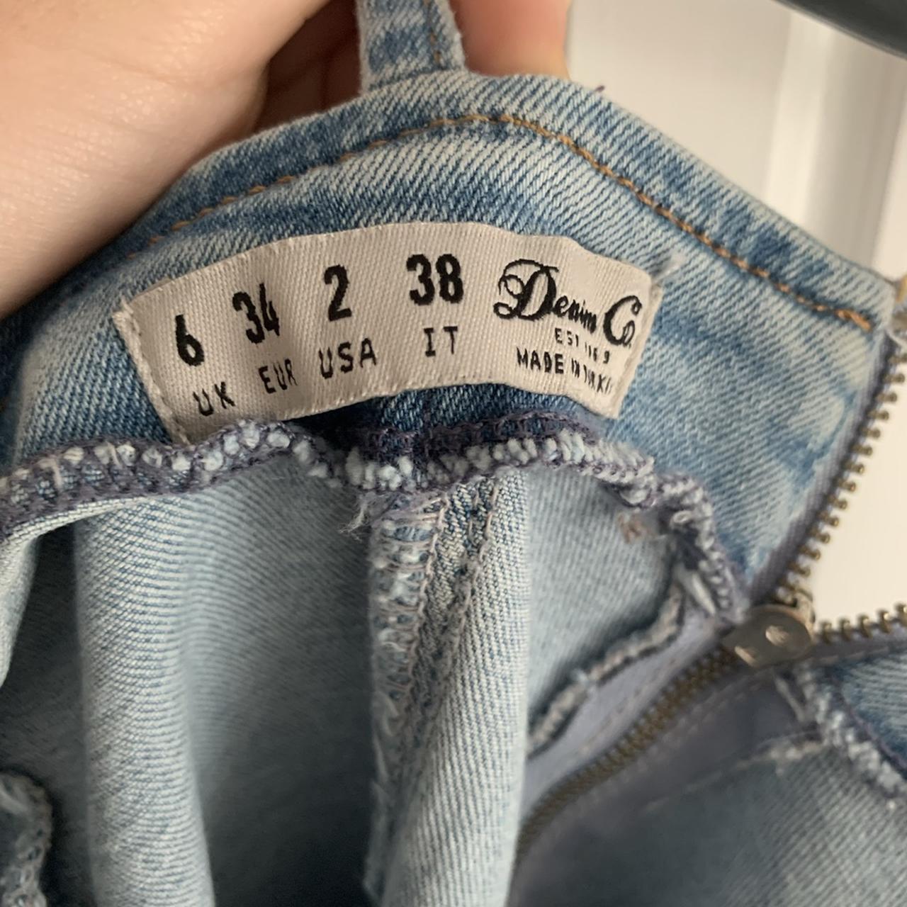 Primark denim dress🪣 • size 6 • stretchy denim •... - Depop