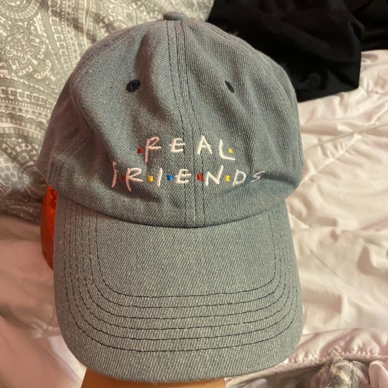 Real Friends kanye west hat styled like Friends tv... - Depop