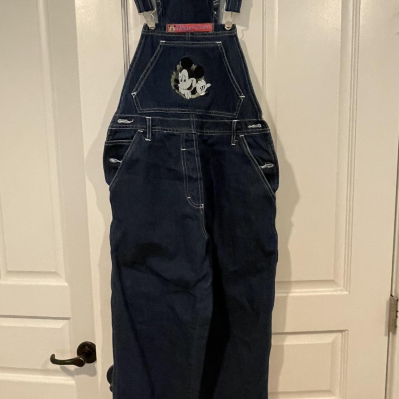Disney Women's Blue Dungarees-overalls | Depop