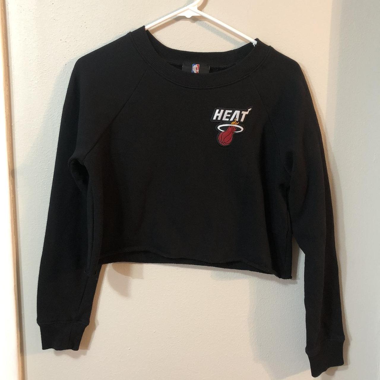 This is a Miami Heat sweater that has been cropped.... - Depop