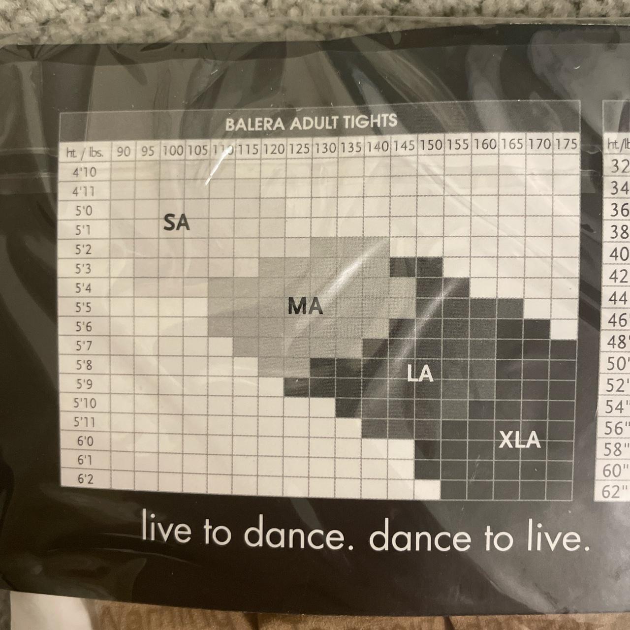 Balera Adult Large footless dance tights in Light... - Depop